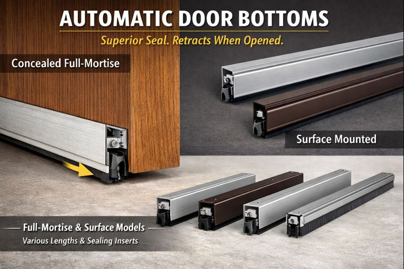 Automatic Door Bottoms — A Better Seal Without Floor Drag – On-Time ...